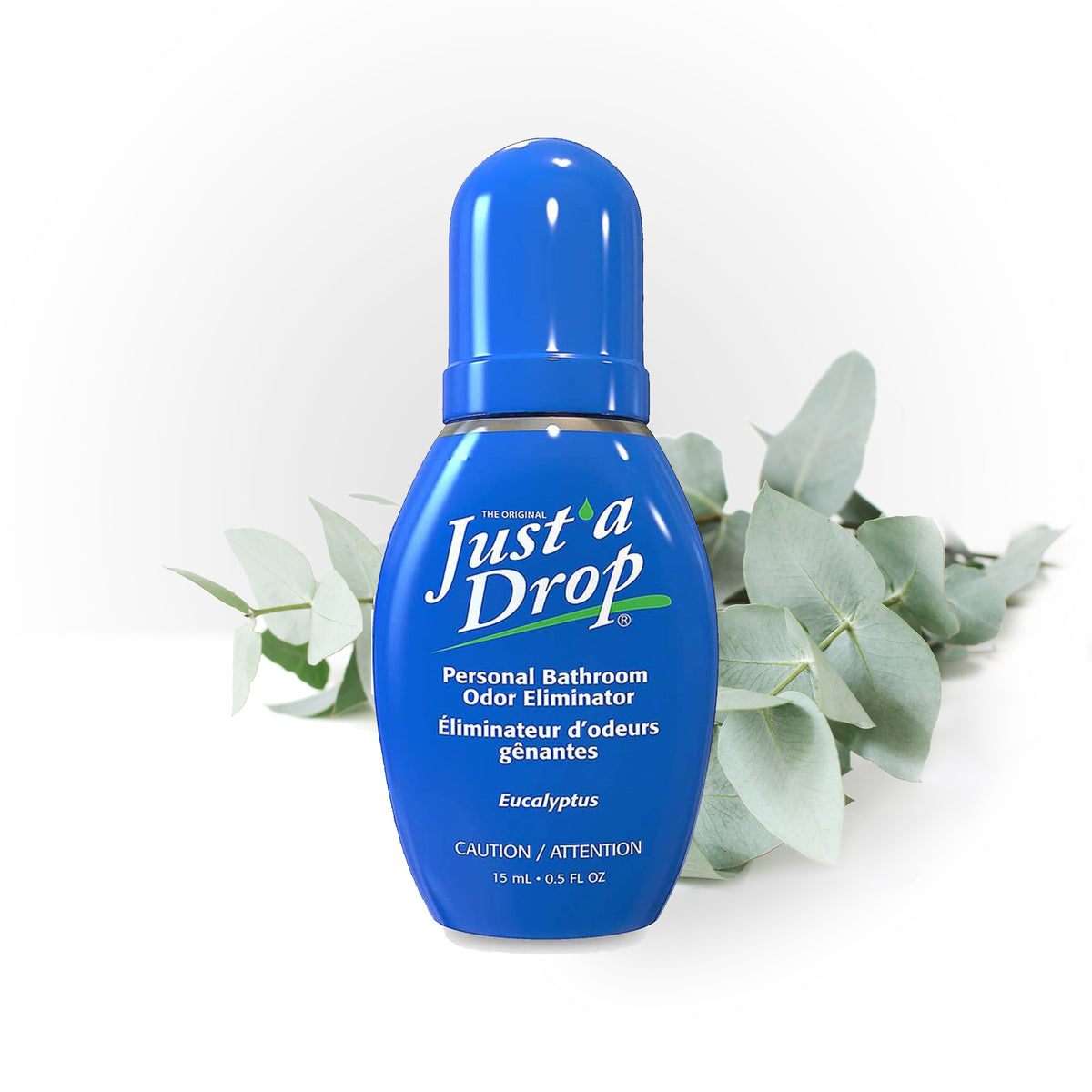 Just a Drop: Eucalyptus Toilet Odor Eliminator | 15ml (0.5 oz), 400 ...