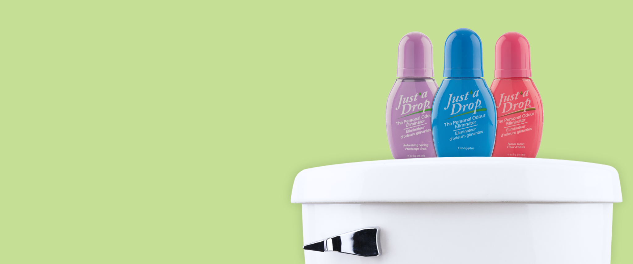 Just a Drop - Trusted Before-You-Go Bathroom Odor Eliminator for 20 ...