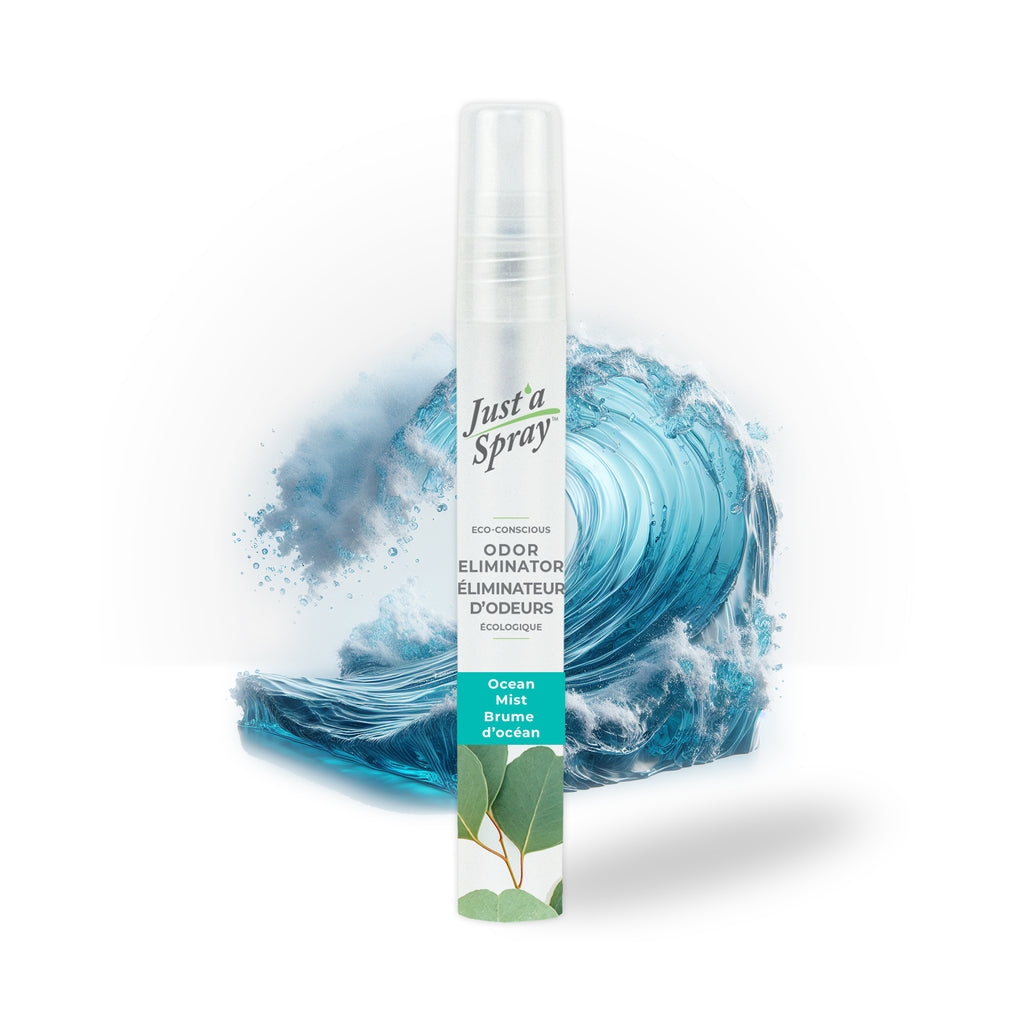 Just a Spray Ocean Mist 9 ml (0.3 oz) - Pocket Toilet Odor Eliminator ...